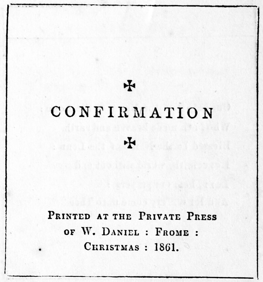 Daniel Press | Frome Museum